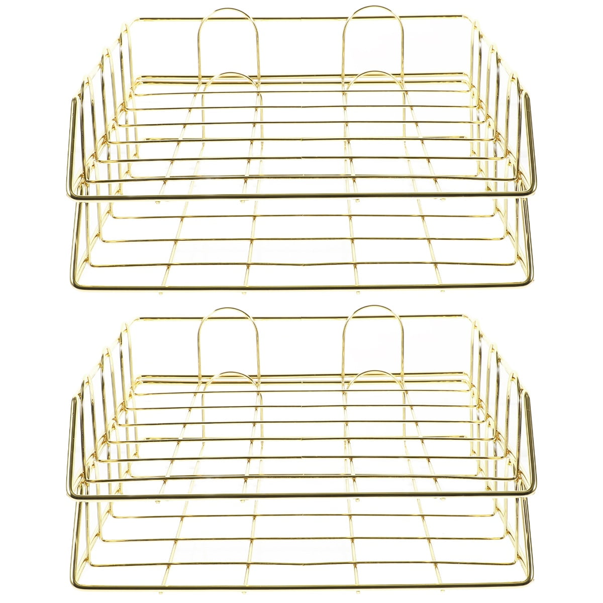 MLINS 4 pcs Magazine Holder Office Metal File Organizer Office Document ...