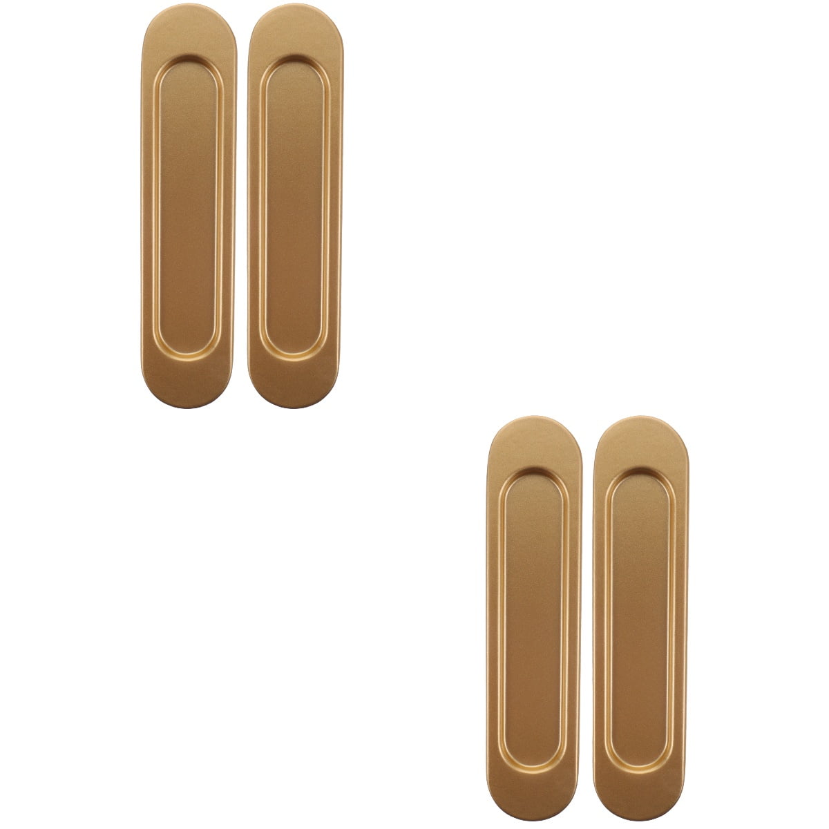 MLINS 4 pcs Oval Sliding Glass Door Pulls Handles Oval Recessed Sliding ...