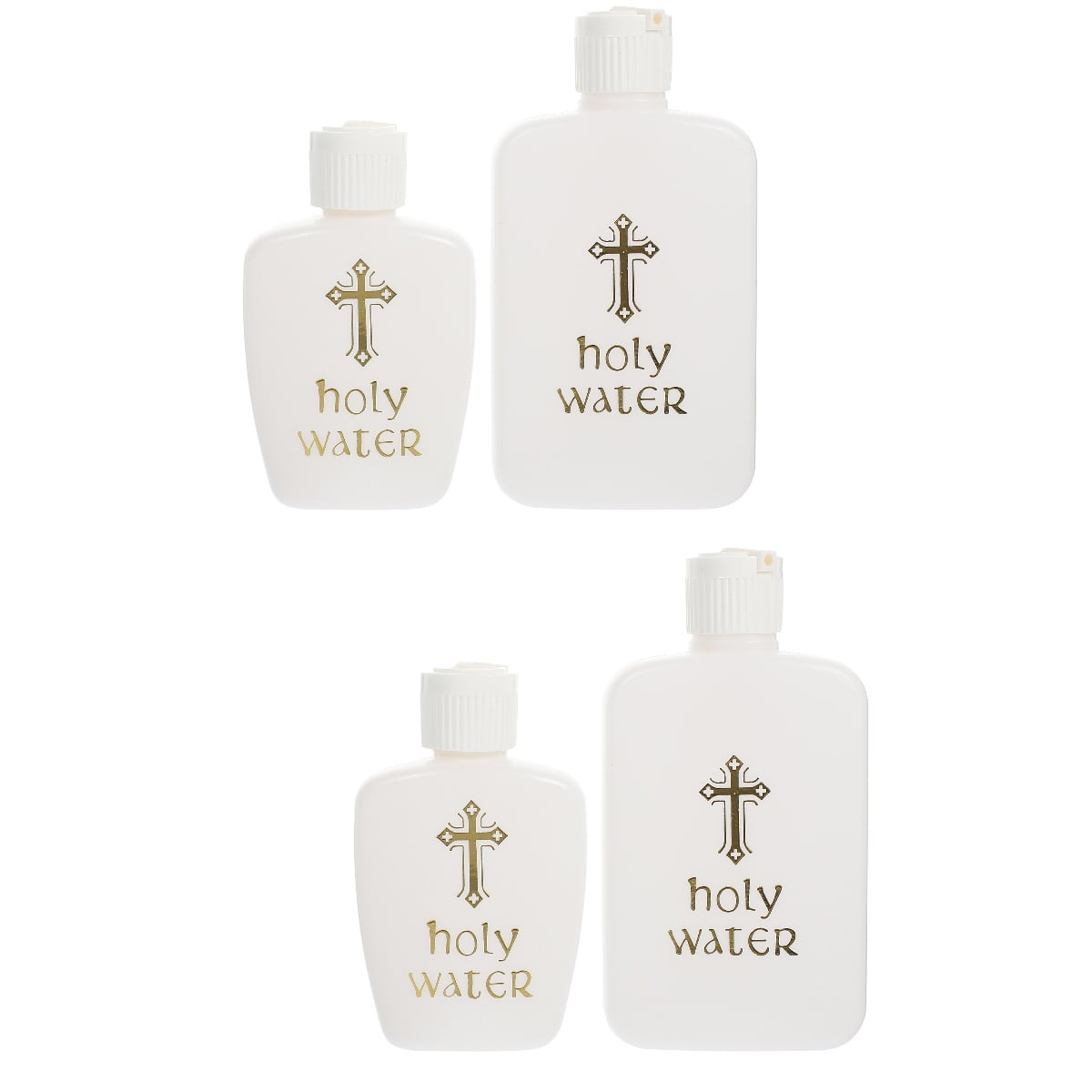 MLINS 4 pcs Plastic Holy Water Bottle Christian Blessing Water Altar ...