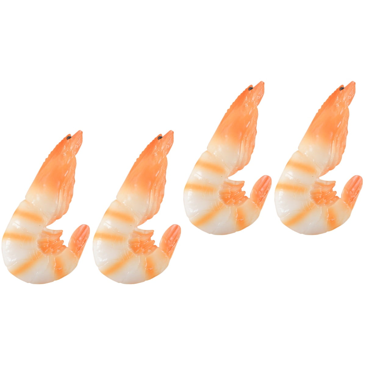MLINS 4 pcs Simulated Shrimp Models Realistic Shrimp Models Desktop ...