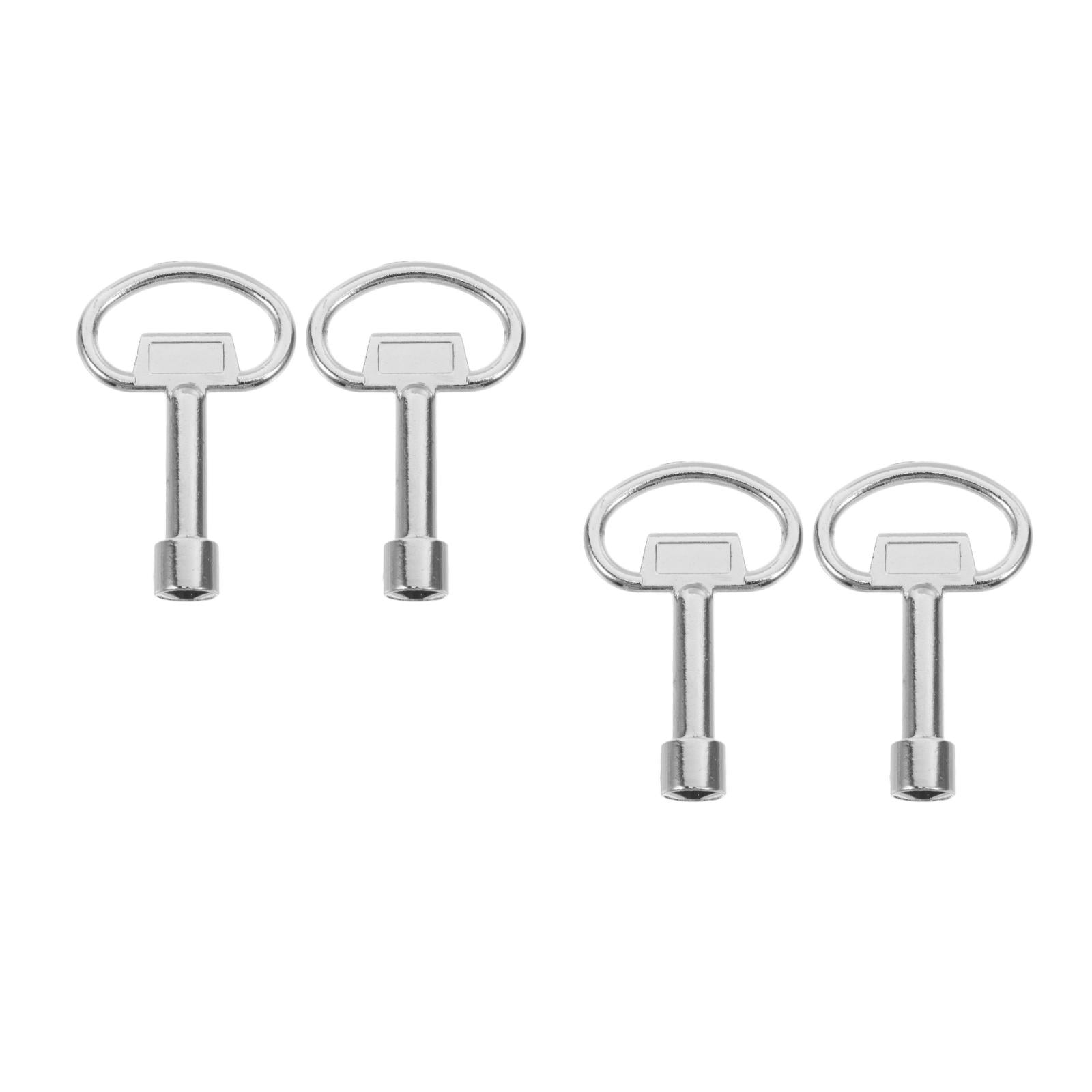 MLINS 4 pcs Triangular Panel Lock Key Elevator Door Key Triangle ...