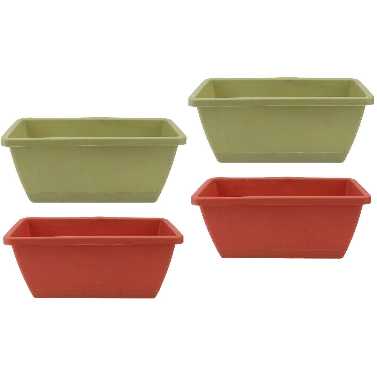 MLINS 4 pcs Vegetables Planting Basin Rectangular Planting Trough ...