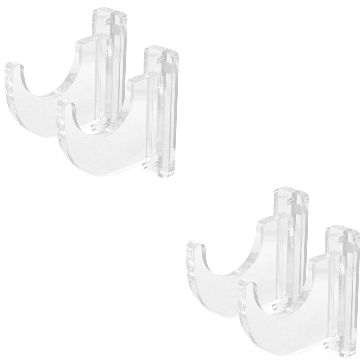MLINS 4 pcs Wall Display Stands Guitar Storage Stands Acrylic Sword ...