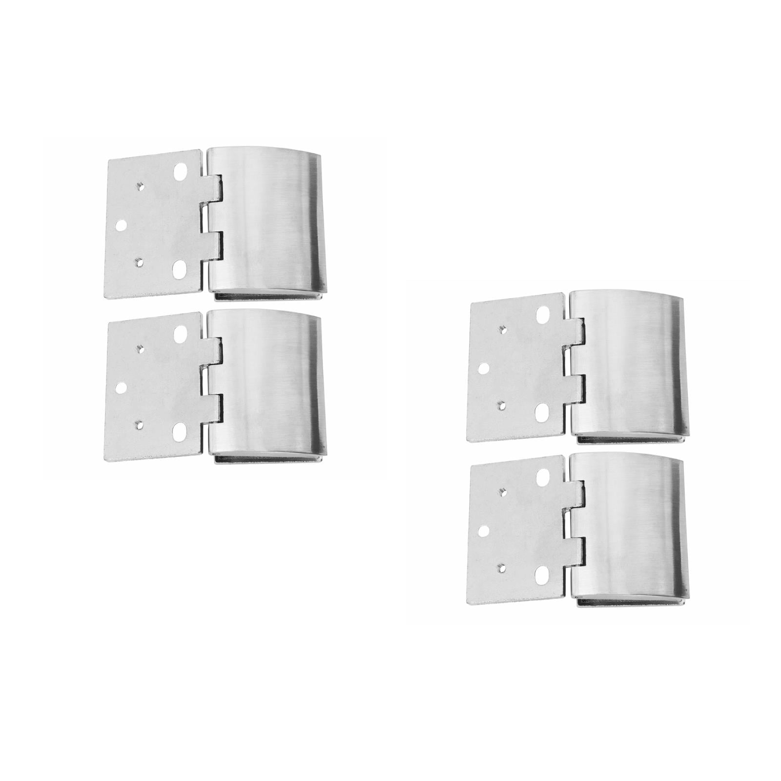 MLINS 4 pcs Zinc Alloy Arc Hinge Glass Door Hinge Professional Cabinet ...