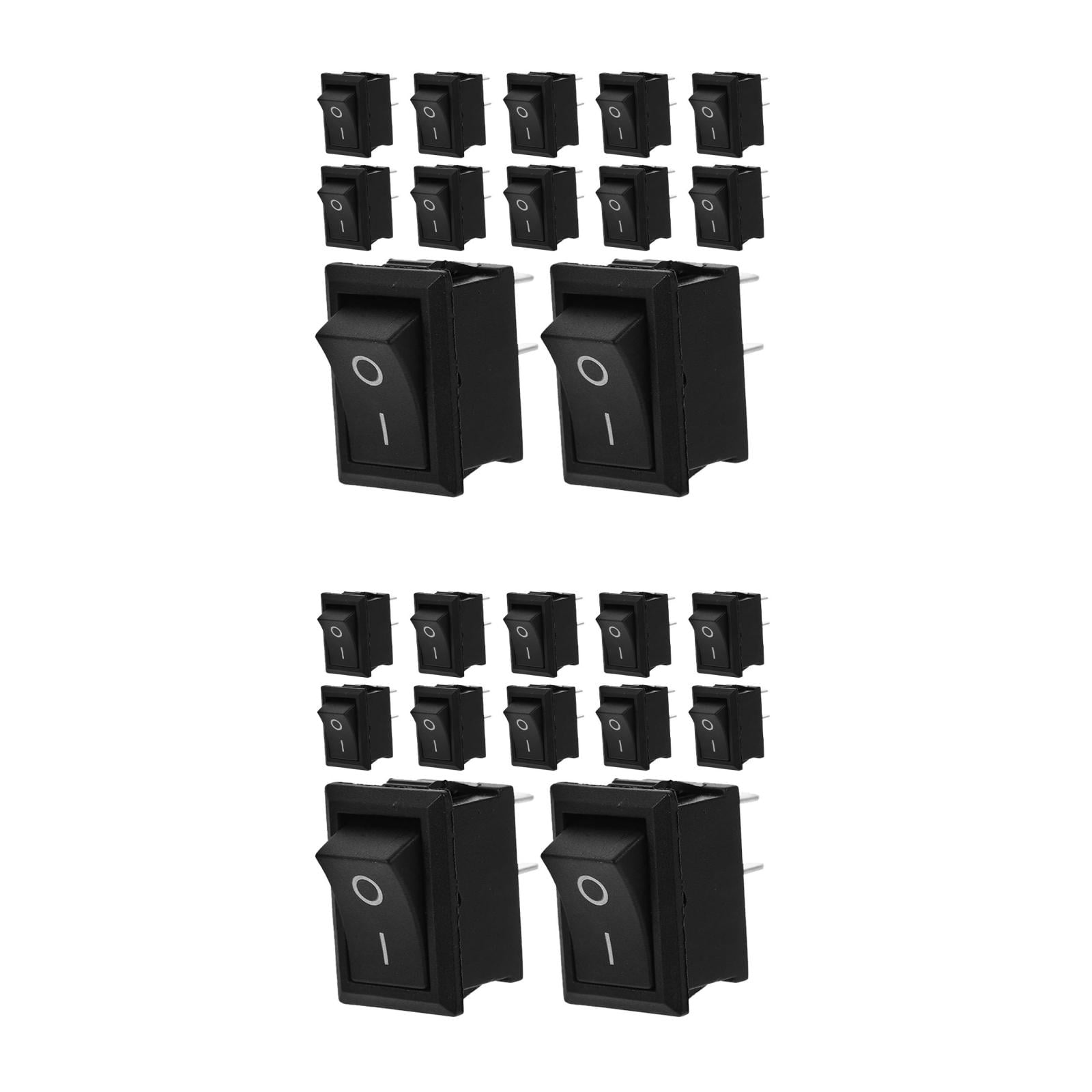 MLINS 40 PCS 2 Position 2 Pin Boat Rocker Switch Toggle Rocker Toggle ...