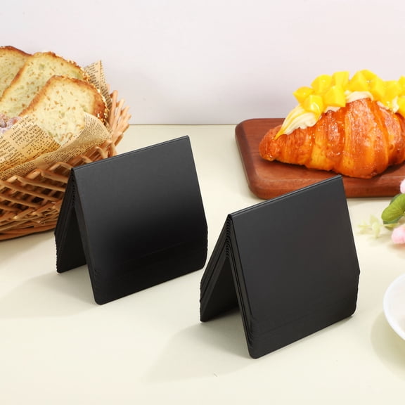 Food Label Holders and Table Number Stands for Buffets and Events
