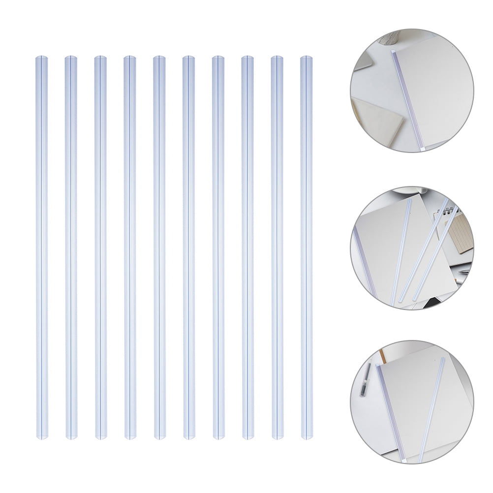 MLINS 40 Pcs File Folder Lever Clip Binder Certificate Slides Clips ...