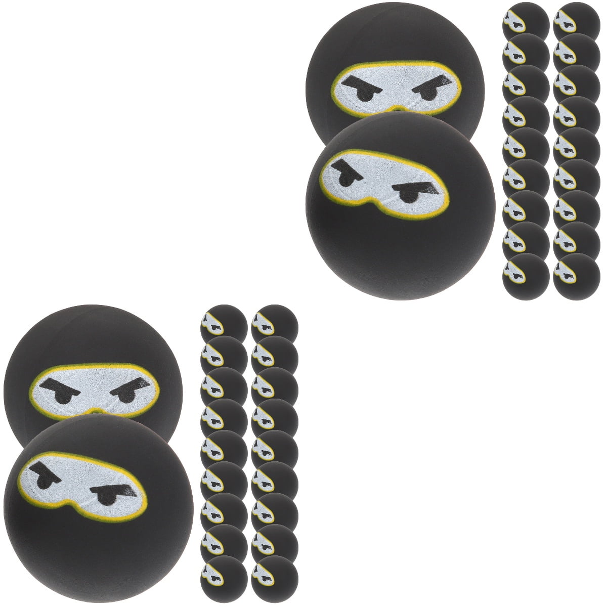 MLINS 40 Pcs Ninja Bouncing Balls Kids Ninja Bounce Balls for Christmas ...