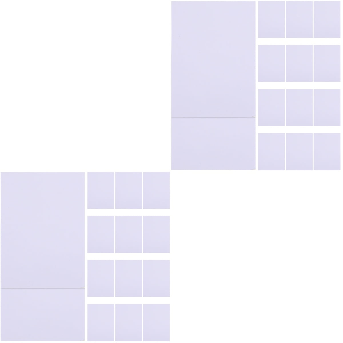 MLINS 40 Pcs Photo Frame Backing Matting Pre-Cut Picture Mats for ...