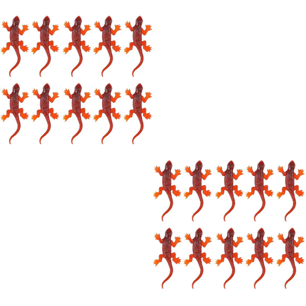 MLINS 40 Pcs Simulation Gecko Toys Realistic Gecko Figures Party Trick ...