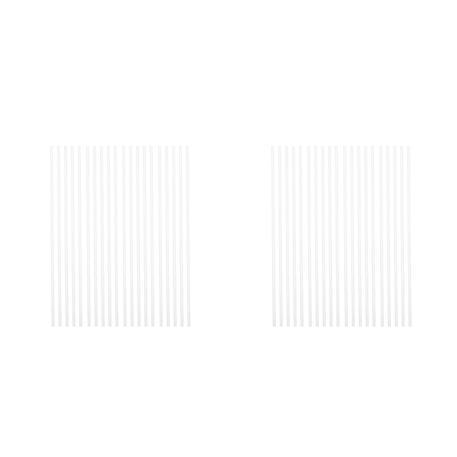 MLINS 40 pcs Acrylic Rod 4 Mm Plastic Rods Clear Acrylic Dowel Rods ...