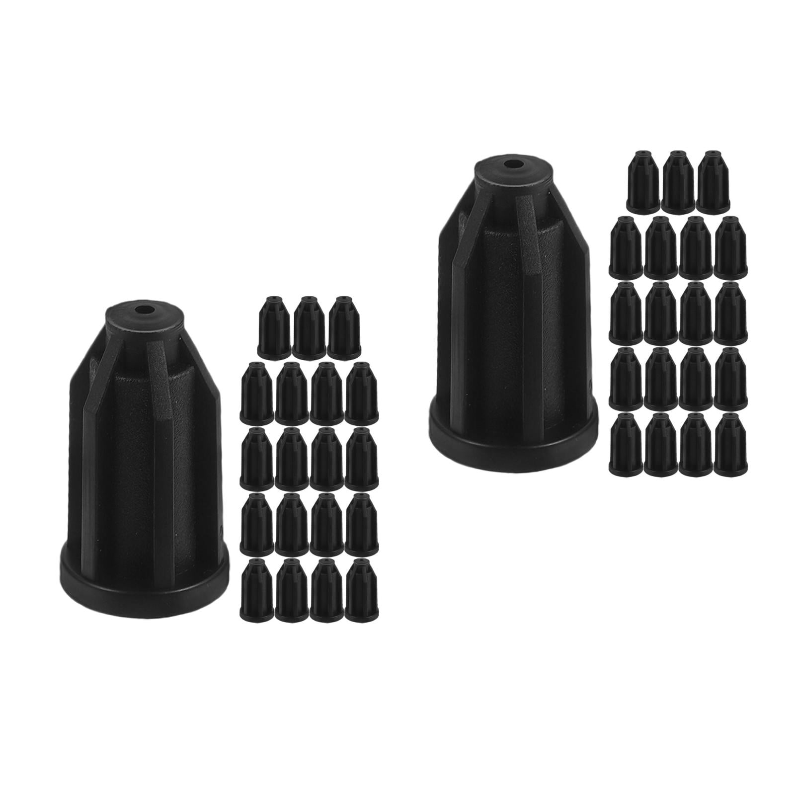 MLINS 40 pcs Caster Stem Socket Sleeve Wheel Insert Sleeve Caster ...