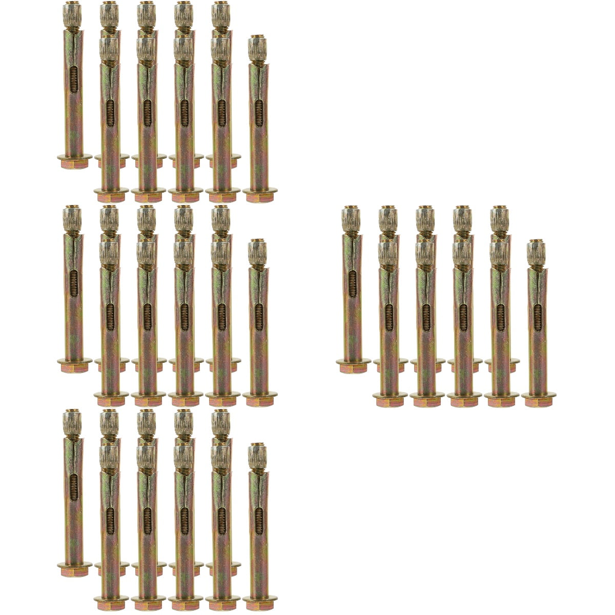 MLINS 40 pcs Concrete Anchor M8x80 Knurled Expansion Anchor Carbon ...