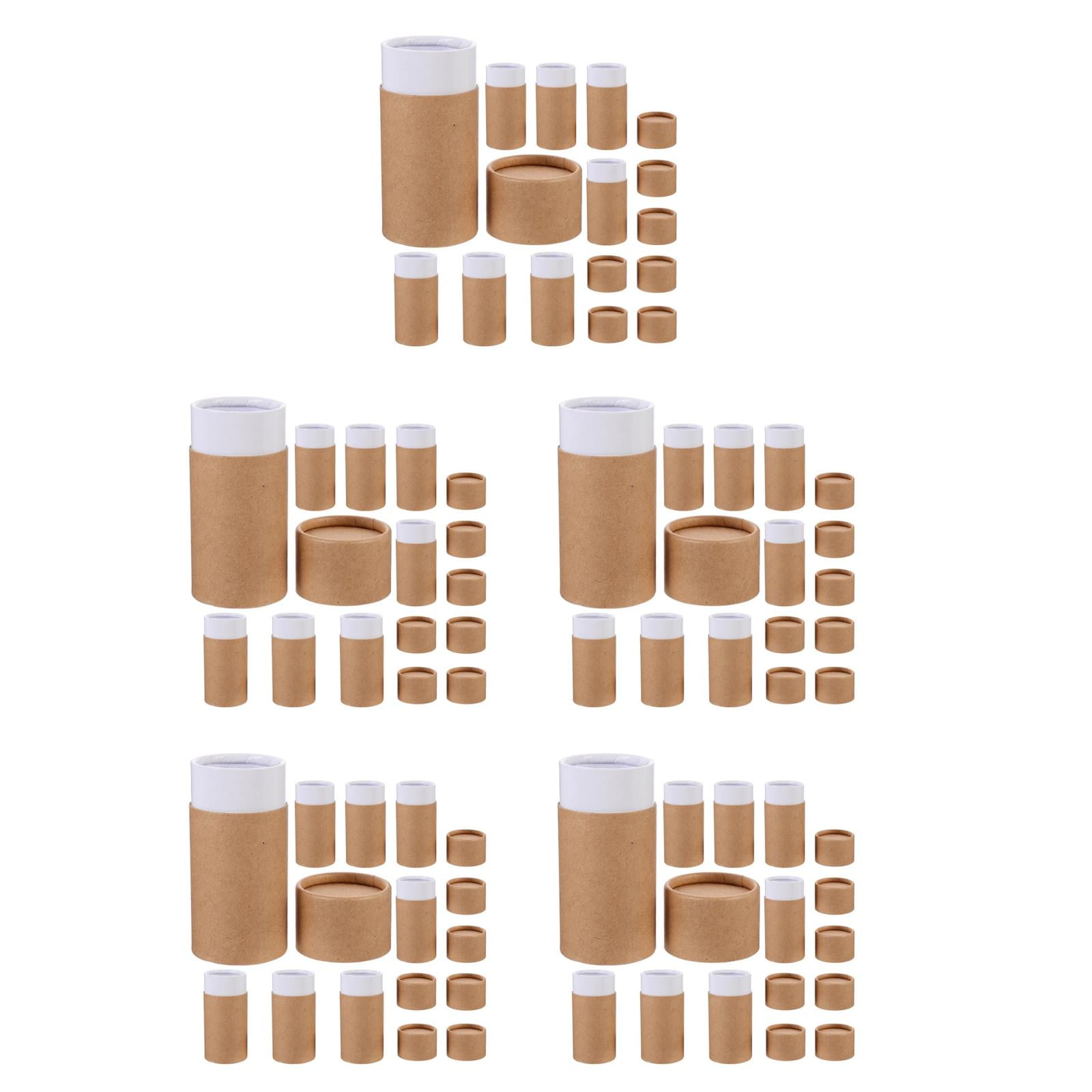 MLINS 40 pcs Essential Oil Wrapping Box 50ml Kraft Paper Storage Box ...