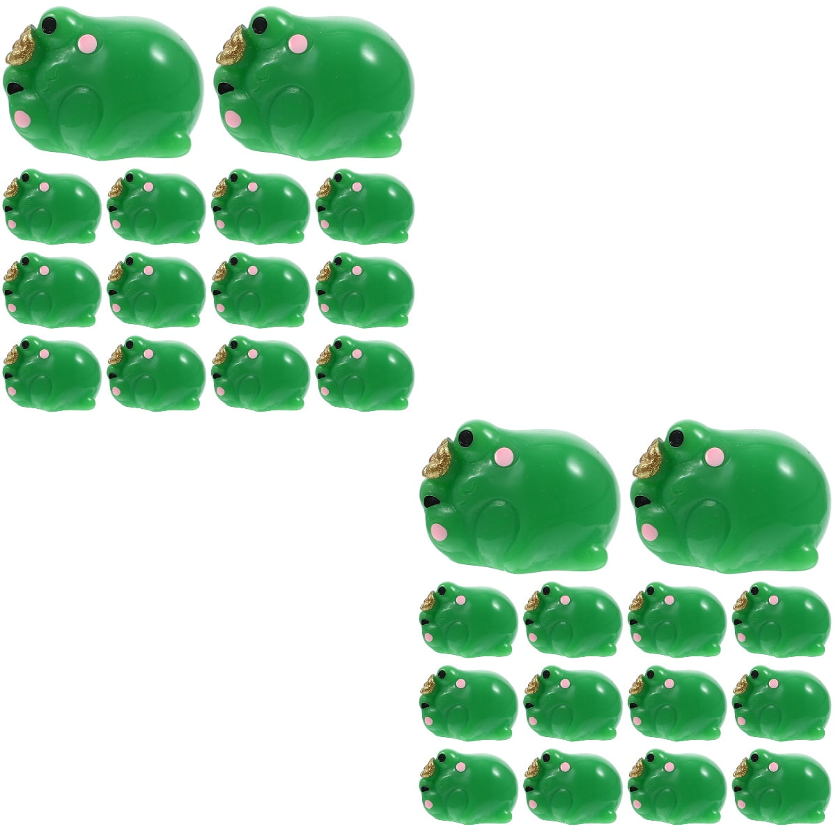 MLINS 40 pcs Miniature Frog Lovely Mini Frog Figurines Cute Frog ...