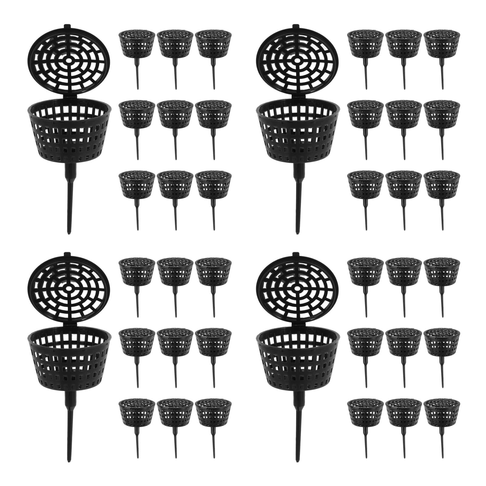 MLINS 40 pcs Plastic Fertilizer Mesh Basket With Lid Bonsai ...