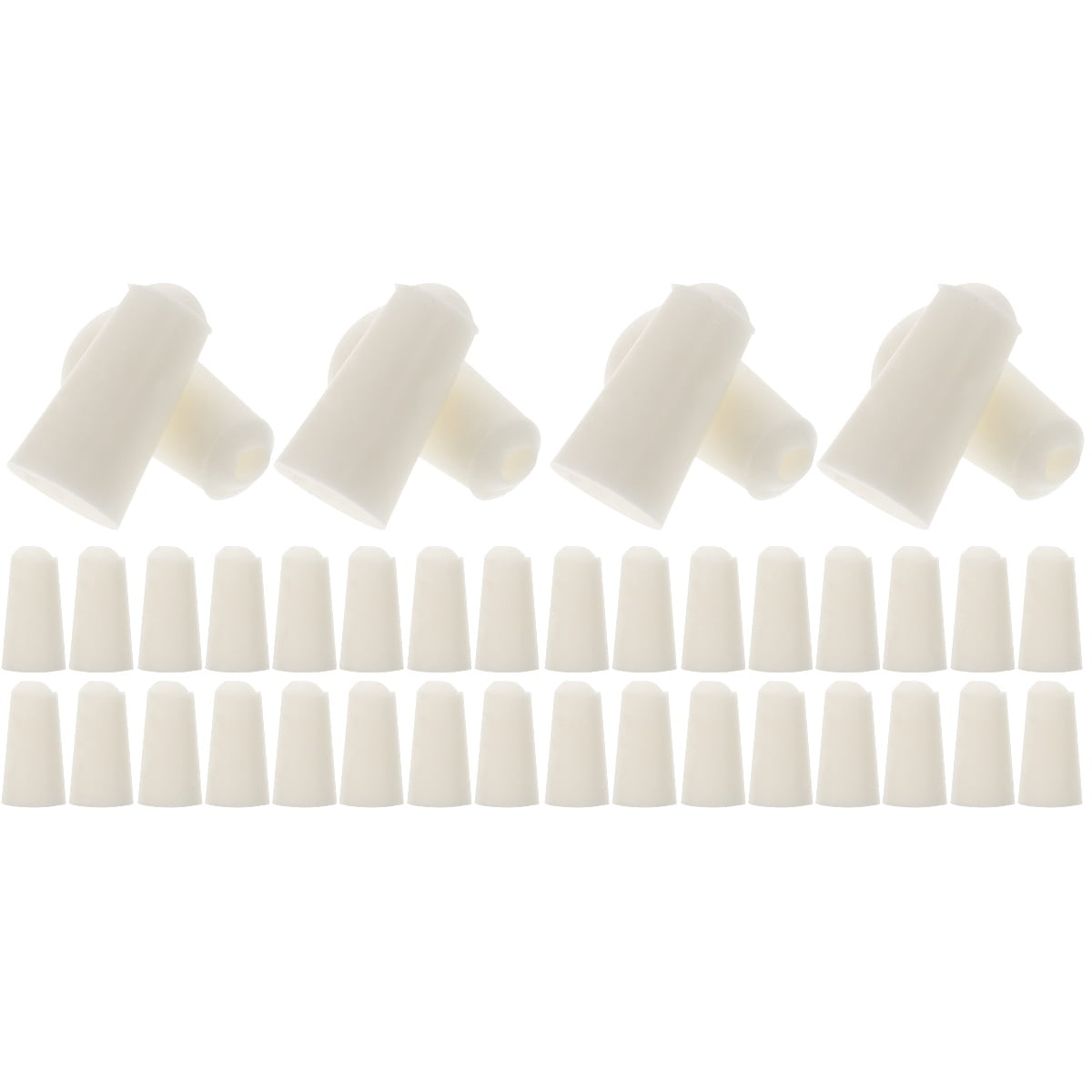 MLINS 40 pcs Silicone Stoppers Test Tube Sealing Plugs Flask Stoppers ...