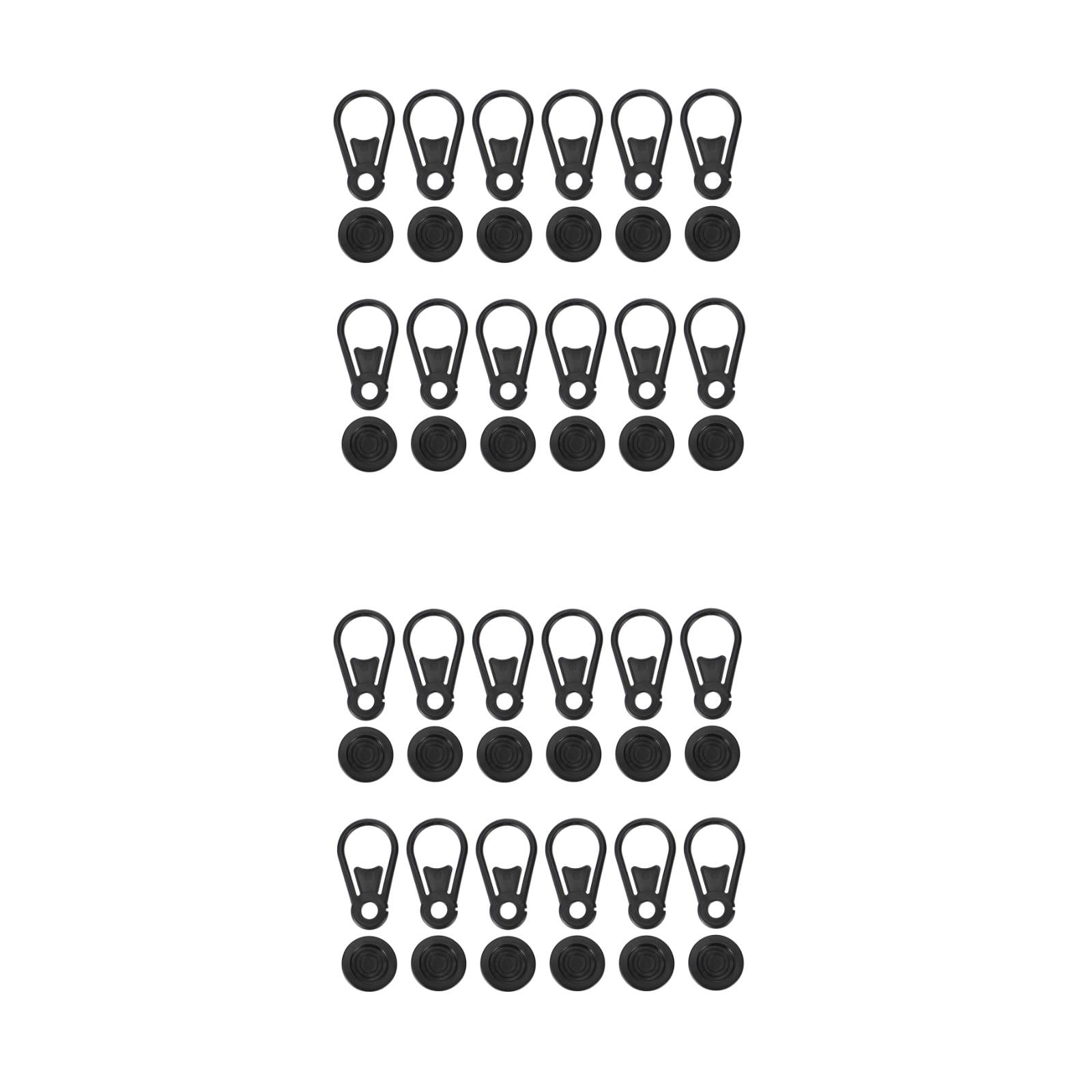 MLINS 40 pcs Tarp Grabbers Tarp Clips Movable Snaps Clip for Outdoor ...