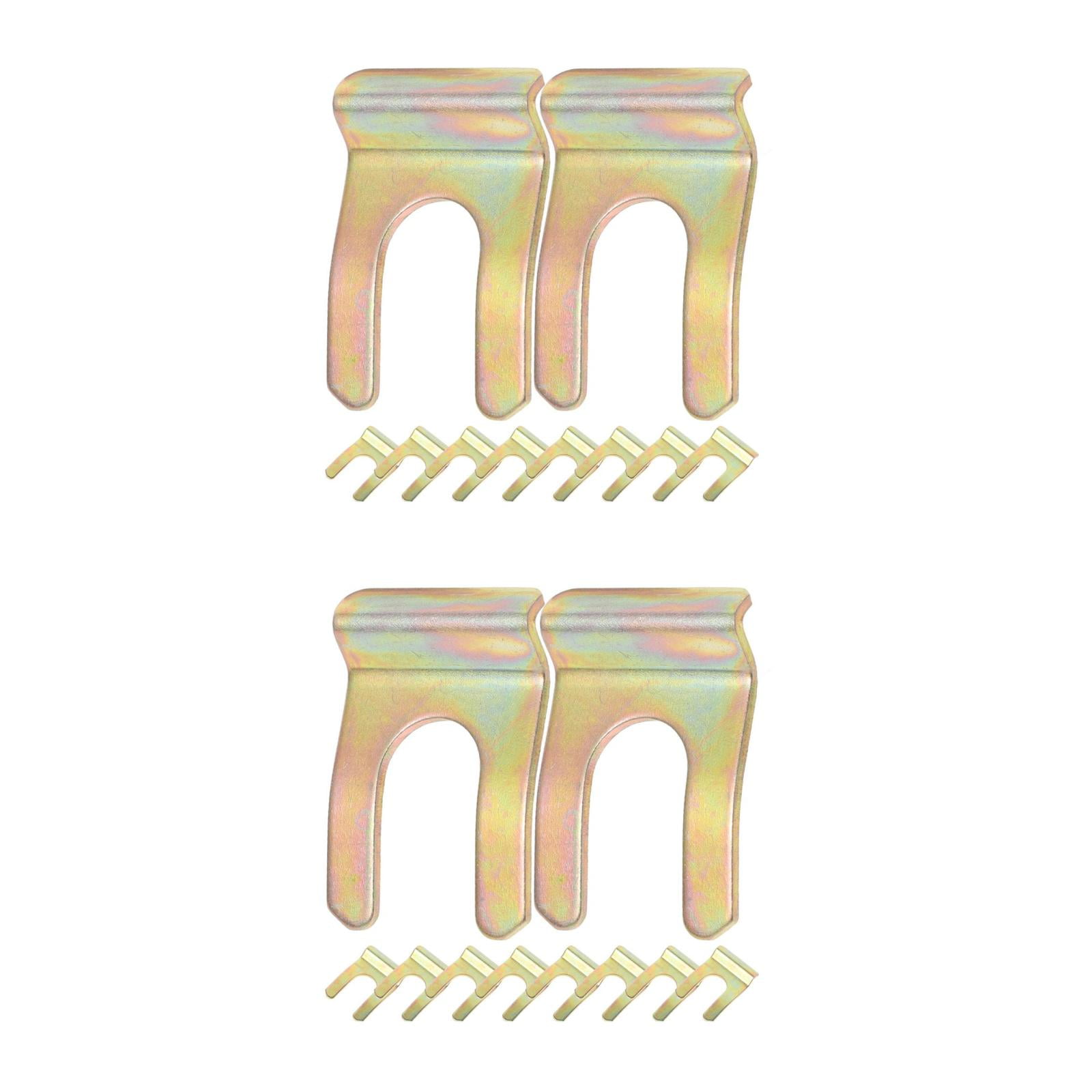 MLINS 40 pcs U-Shaped Brake Line Clips Metal Brake Hose Retainer Car ...