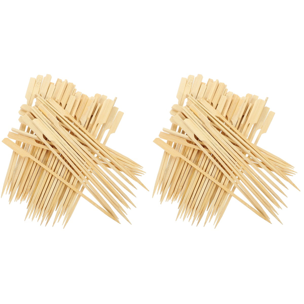 MLINS 400 Pcs Convenient Bamboo Sticks Multi-function Barbecue Skewers ...
