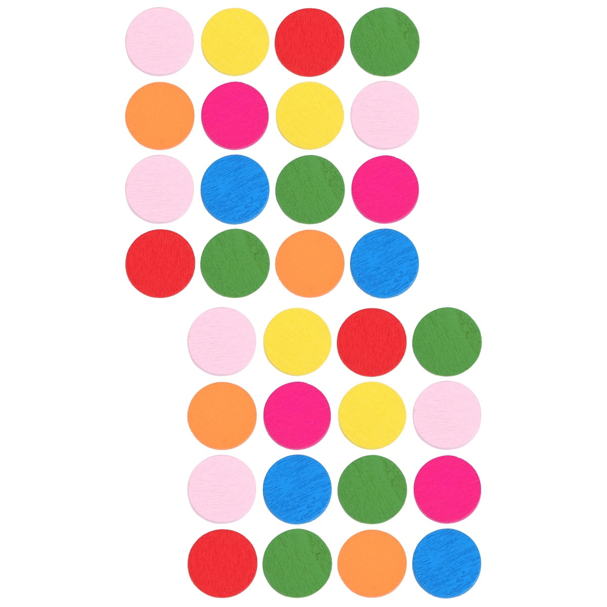 MLINS 400 Pcs Round Learning Disc Colorful Learning Tools Mathematics ...