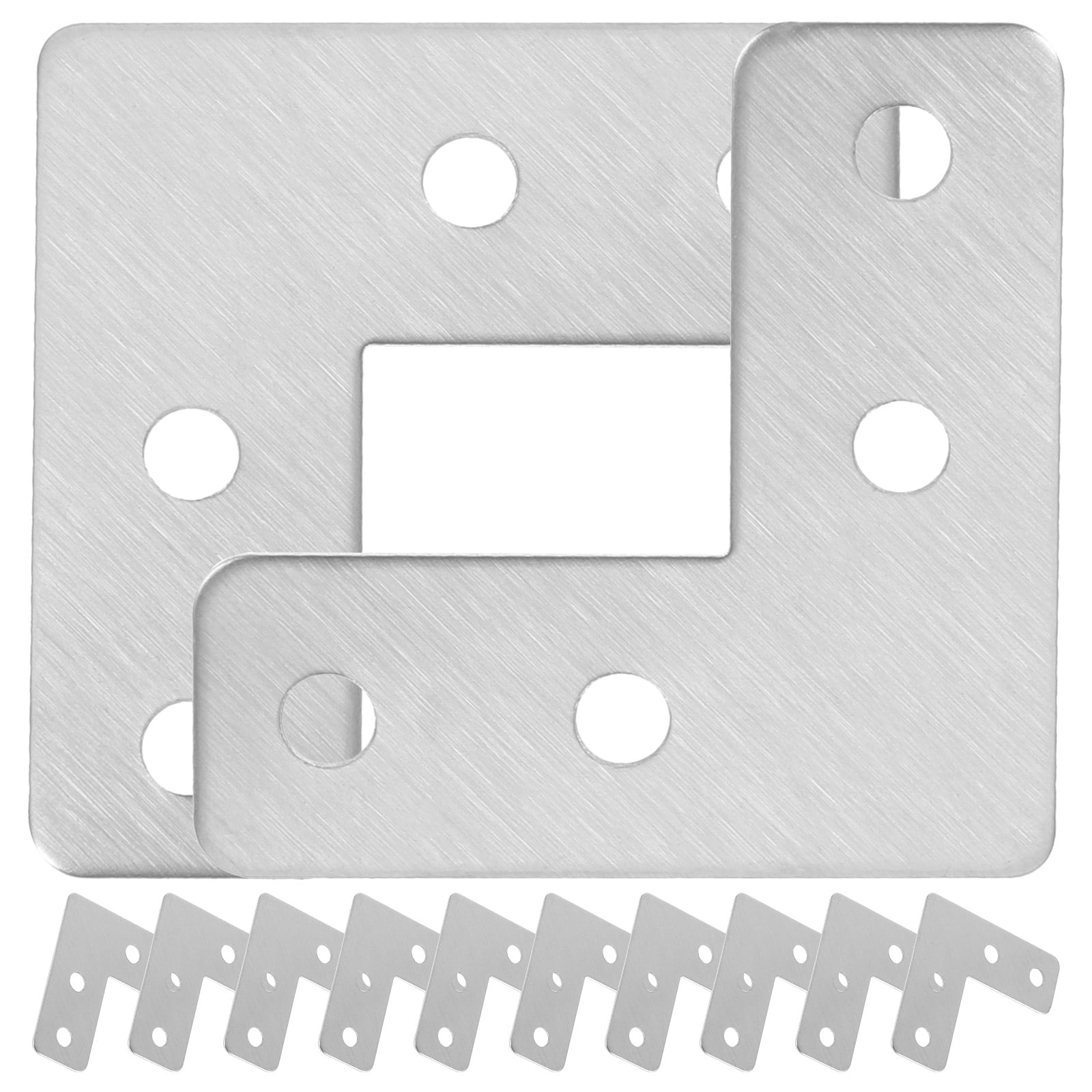 MLINS 40pcs Furniture Corner Braces Stainless Steel Corner Braces L ...