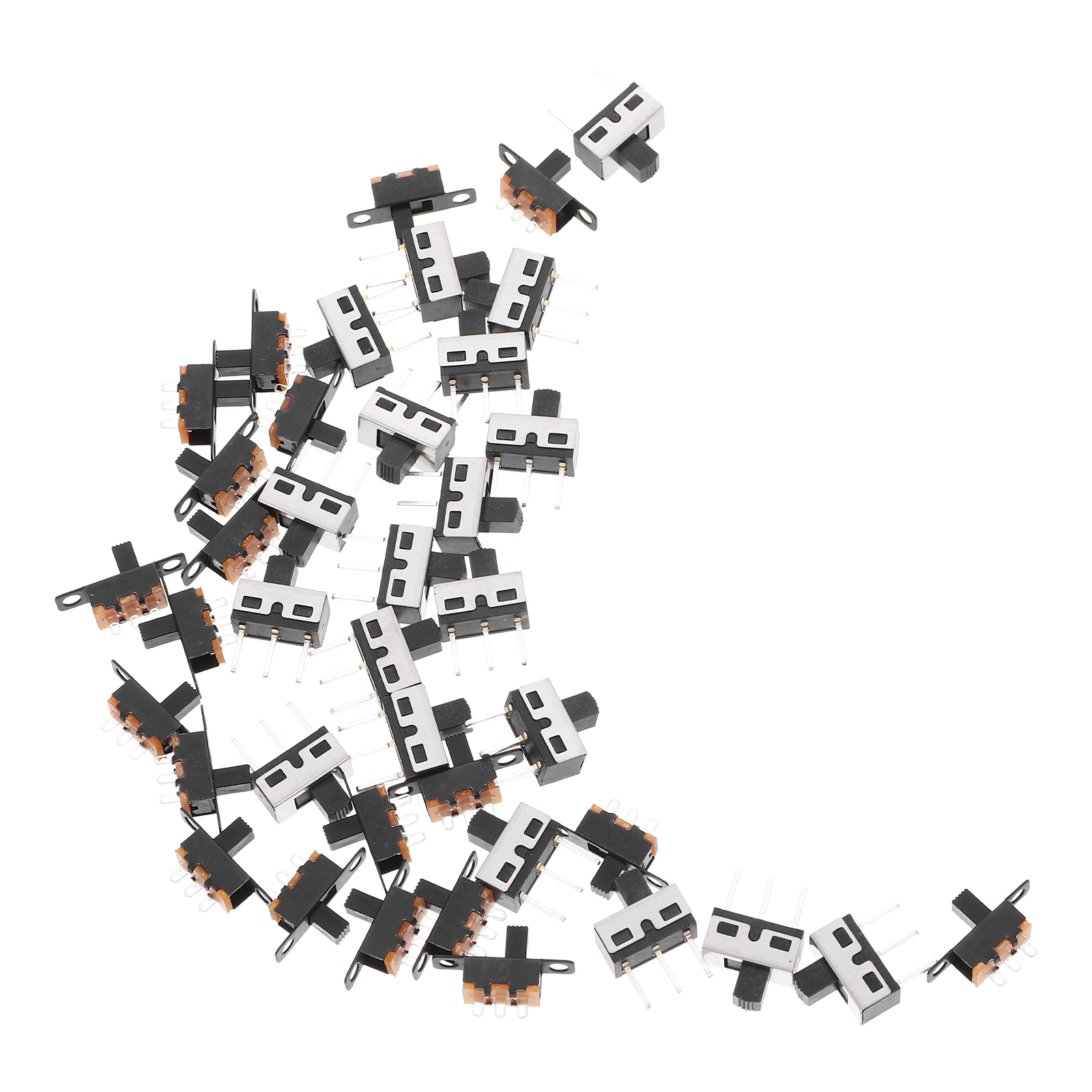 MLINS 40pcs Switches Set Vertical Slide Switches Mini Panel Toggle ...