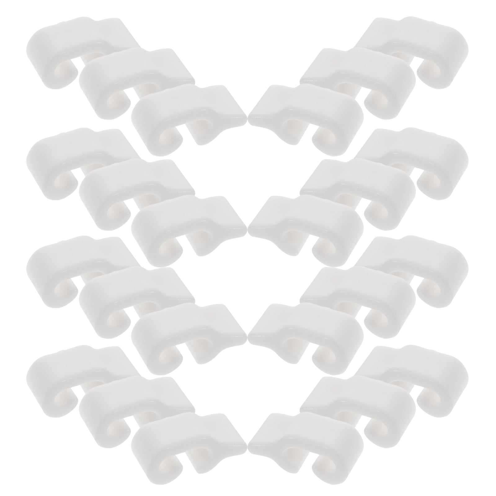 MLINS 40pcs Wire Cage Clips Plastic Clamp Cat Cage Door Latch Buckle ...