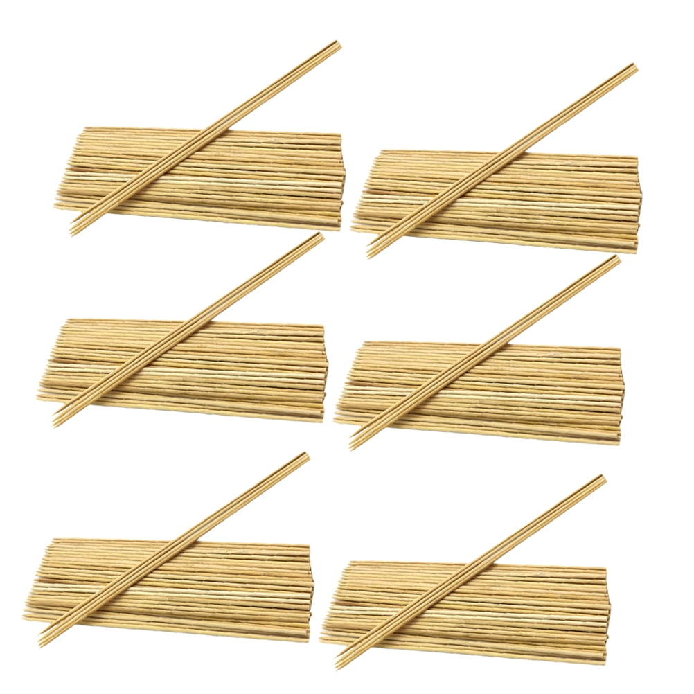 MLINS 450pcs Disposable Bamboo Sticks Marshmallow Picks BBQ Disposable ...