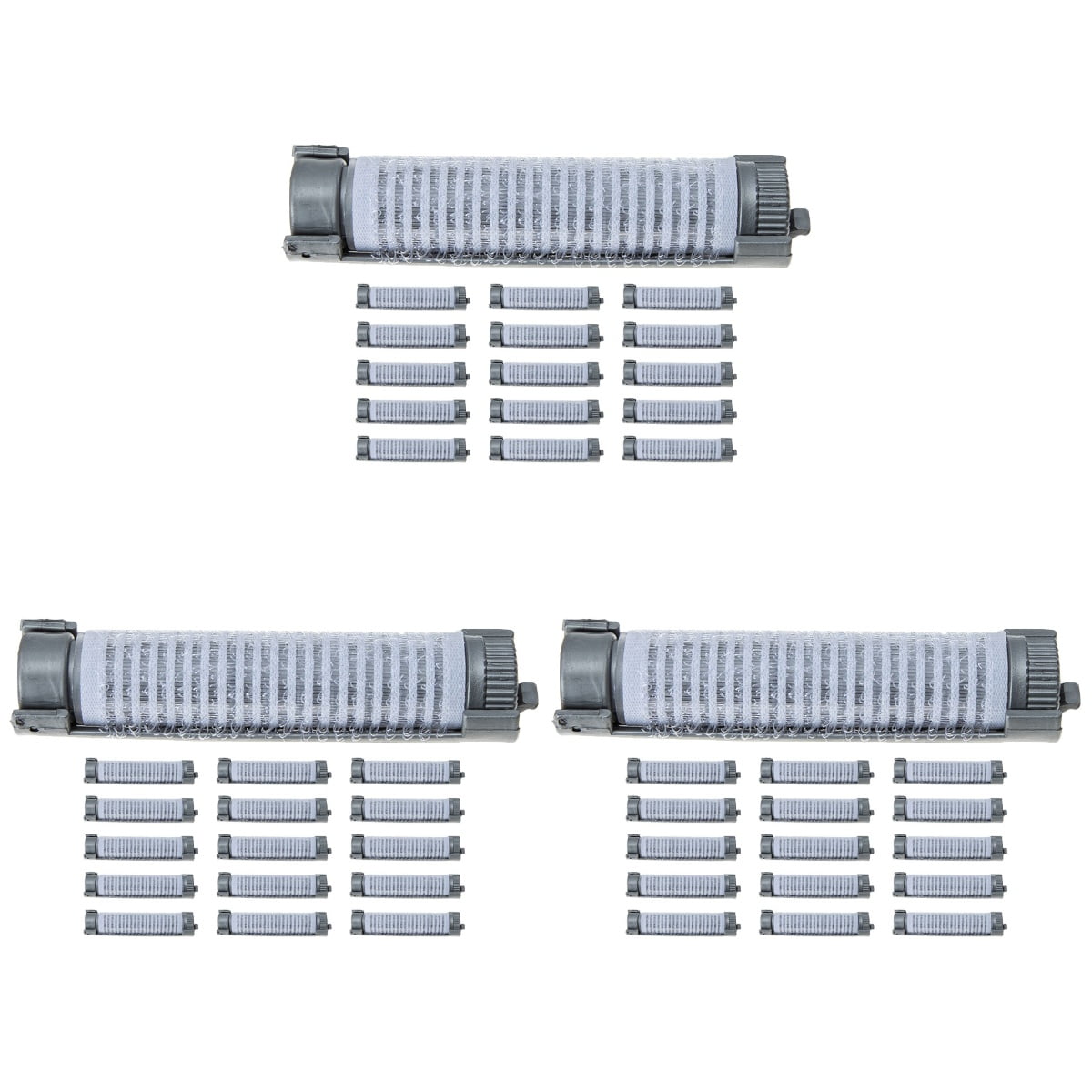 MLINS 48 Pcs Perm Bars Bangs Hair Roller Hair Volume Clip Hair Rollers ...