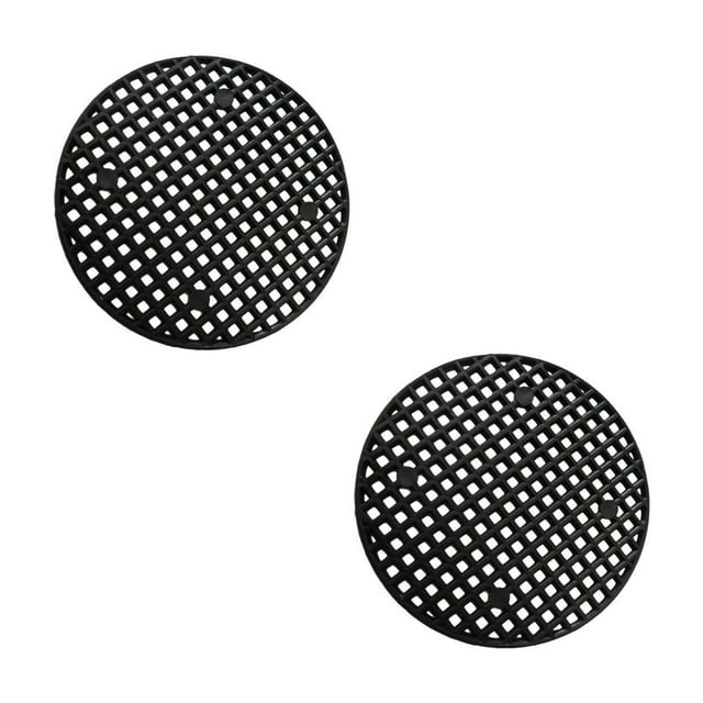 MLINS 48 Pcs Plastic Flower Pot Mesh Pad 7.5cm Diameter Bottom Grid Mat ...