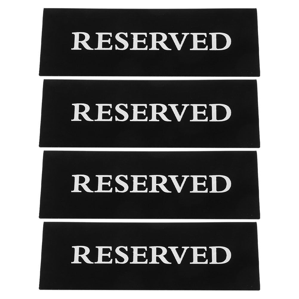 MLINS 4PCS Reserved Signs Wedding Chairs Signs Desk Signs Table Top ...