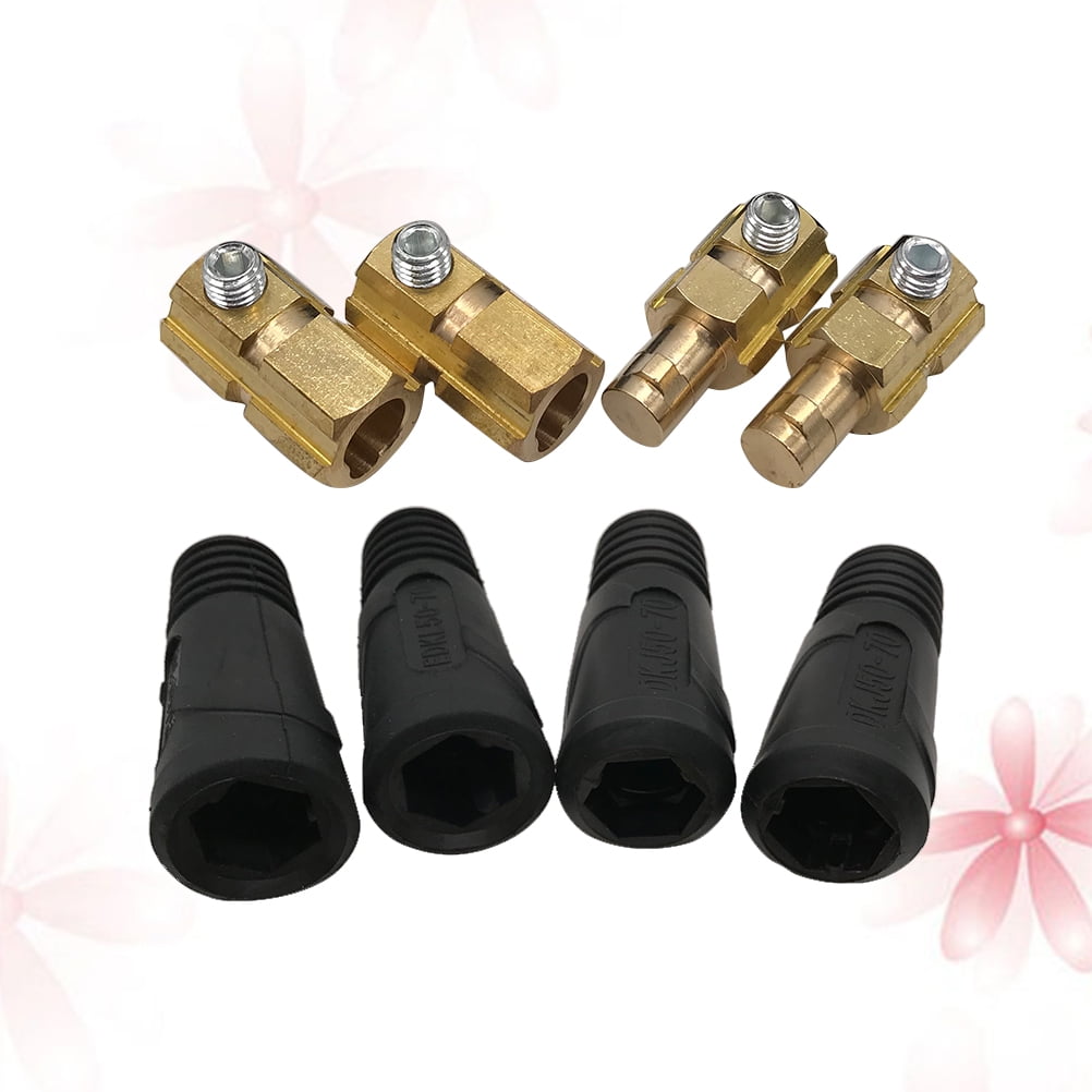 MLINS 4Pc Welding Soldering Plug Female Fitting Quick Connector + 50-70 ...