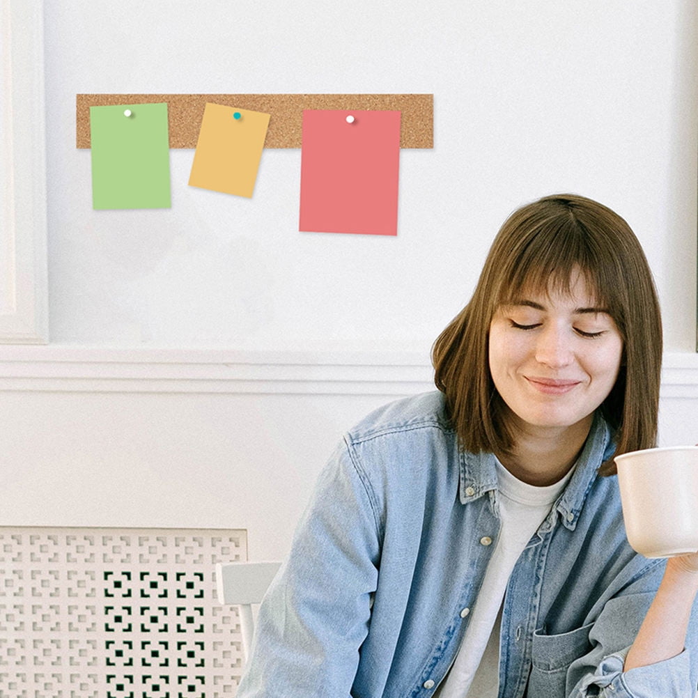 MLINS Cork Bulletin Strips for Office and Home Use Khaki Self Adhesive ...