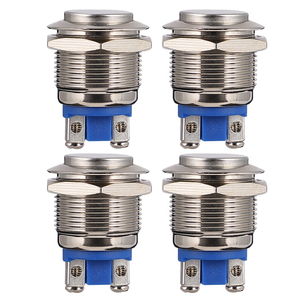 MLINS 4Pcs Horn Switch Horn Switch Engine Starter Self Reset Waterproof ...