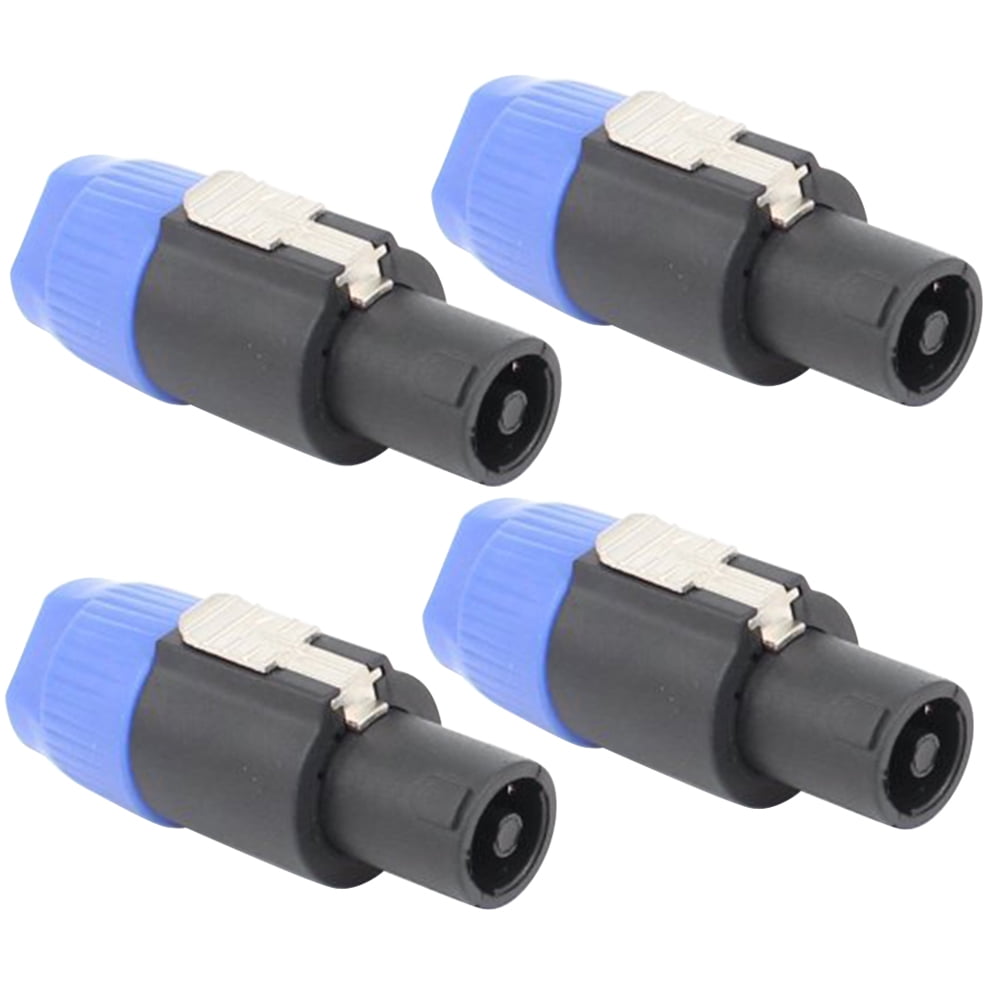 MLINS 4Pcs Loudspeaker Connectors Audio Connectors Four- Connector ...