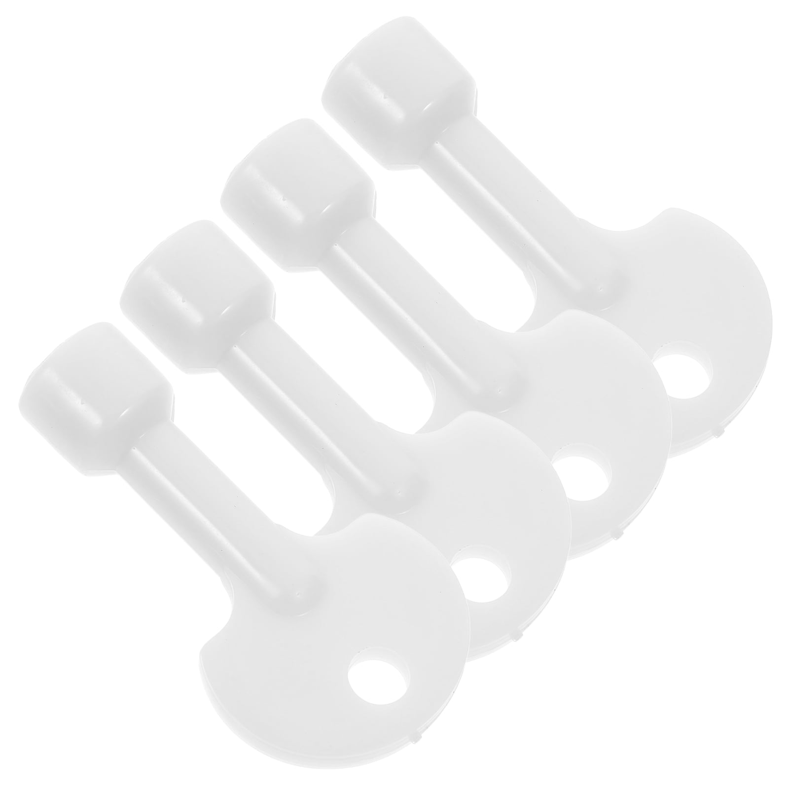 MLINS 4Pcs Plastic Triangle Spanner Key for Trash Can and Bin Lock ...