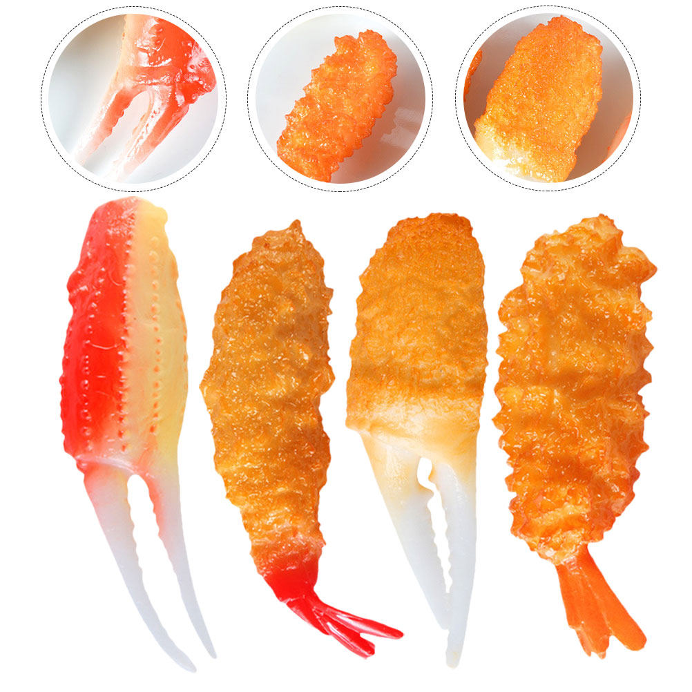 MLINS 4Pcs Realistic Tempuras Decoration for Photography Prop and Movie ...