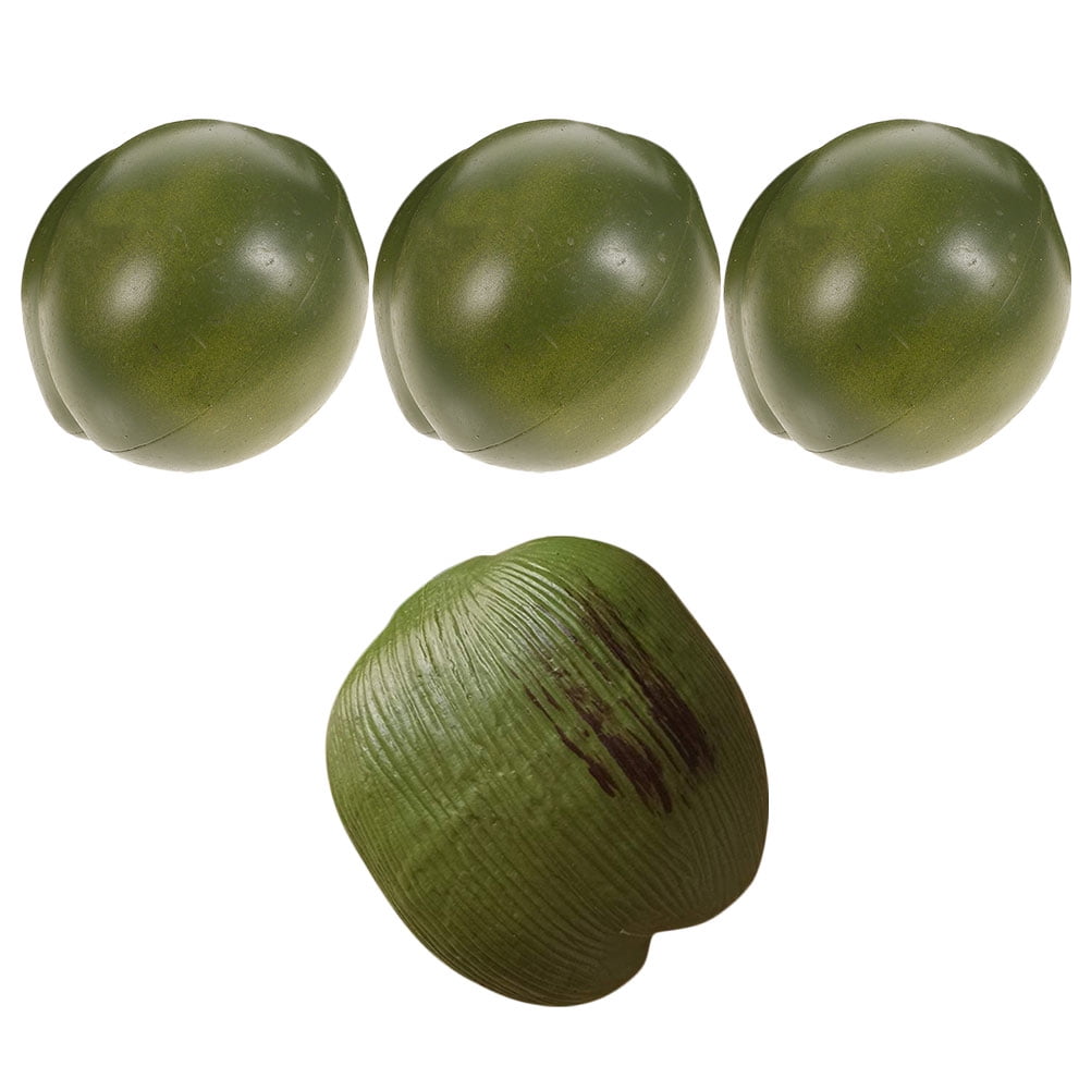 MLINS 4Pcs Simulated Coconuts Lifelike Coconut Craft Imitated Coconut ...
