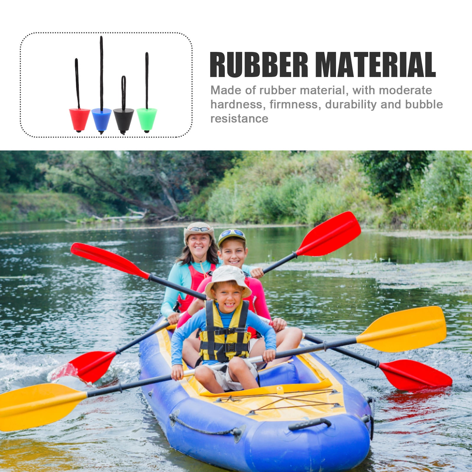 MLINS 4Pcs Universal Kayak Drain Hole Plugs Easy Installation Kayak ...