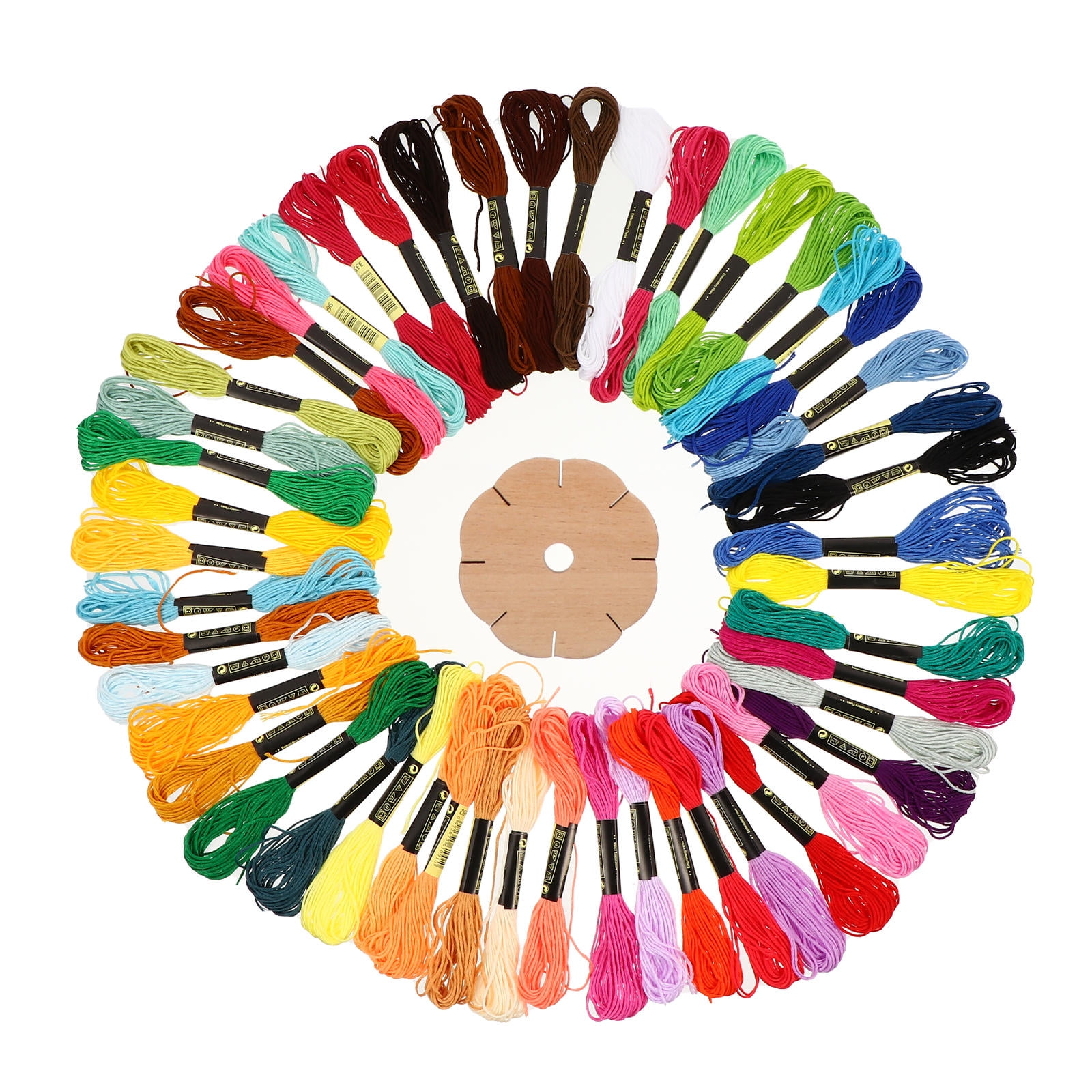 MLINS 4Set Embroidery Thread Kit Assorted Color Cotton For Diy ...