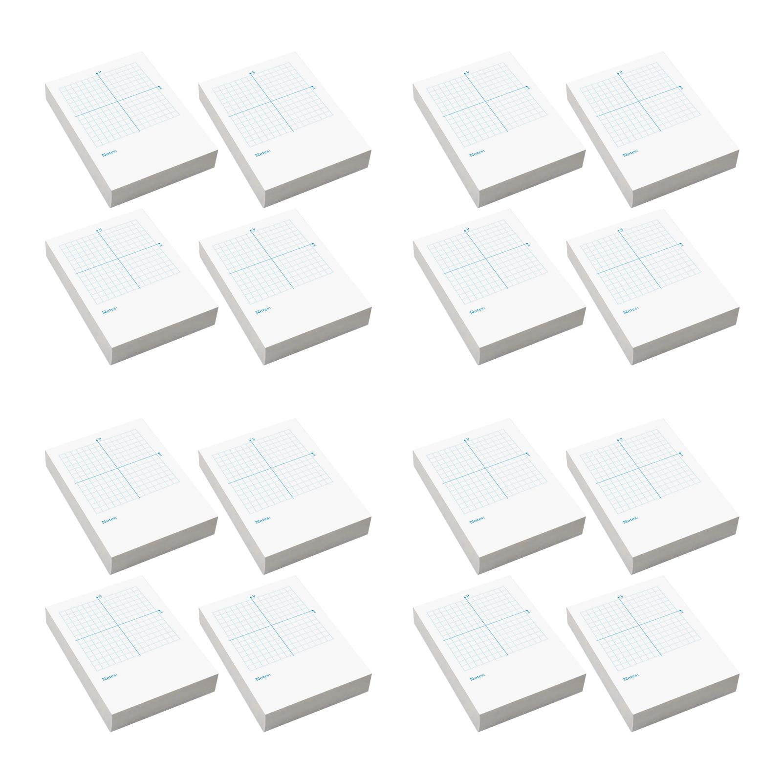 MLINS 4pcs 4 Books Xy Coordinate Notebooks Grid Paper Pad For Math ...