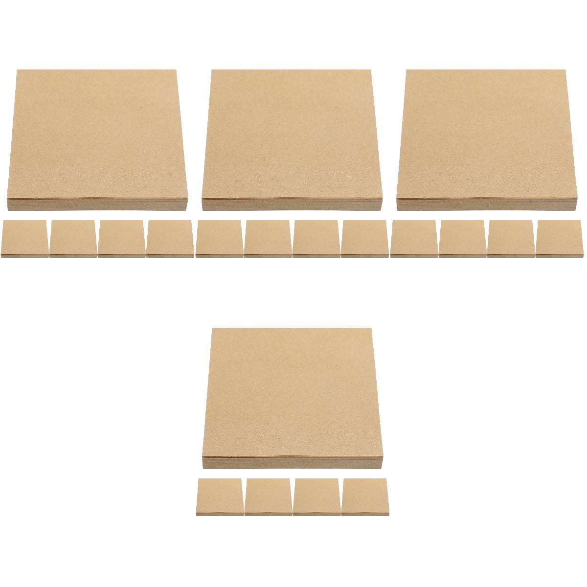 MLINS 4pcs 5 Books Memo Pads Pocket Note Pads Tearable Memo Stickers ...