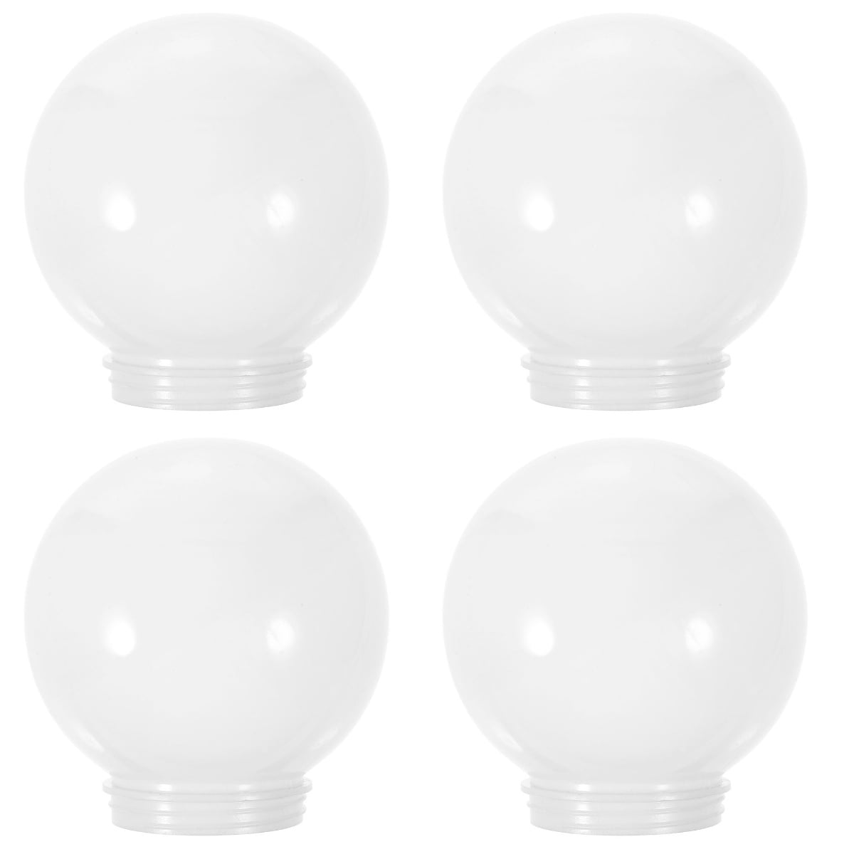 MLINS 4pcs Acrylic Lampshade Outdoor Lamp Cover Screw Thread Street ...