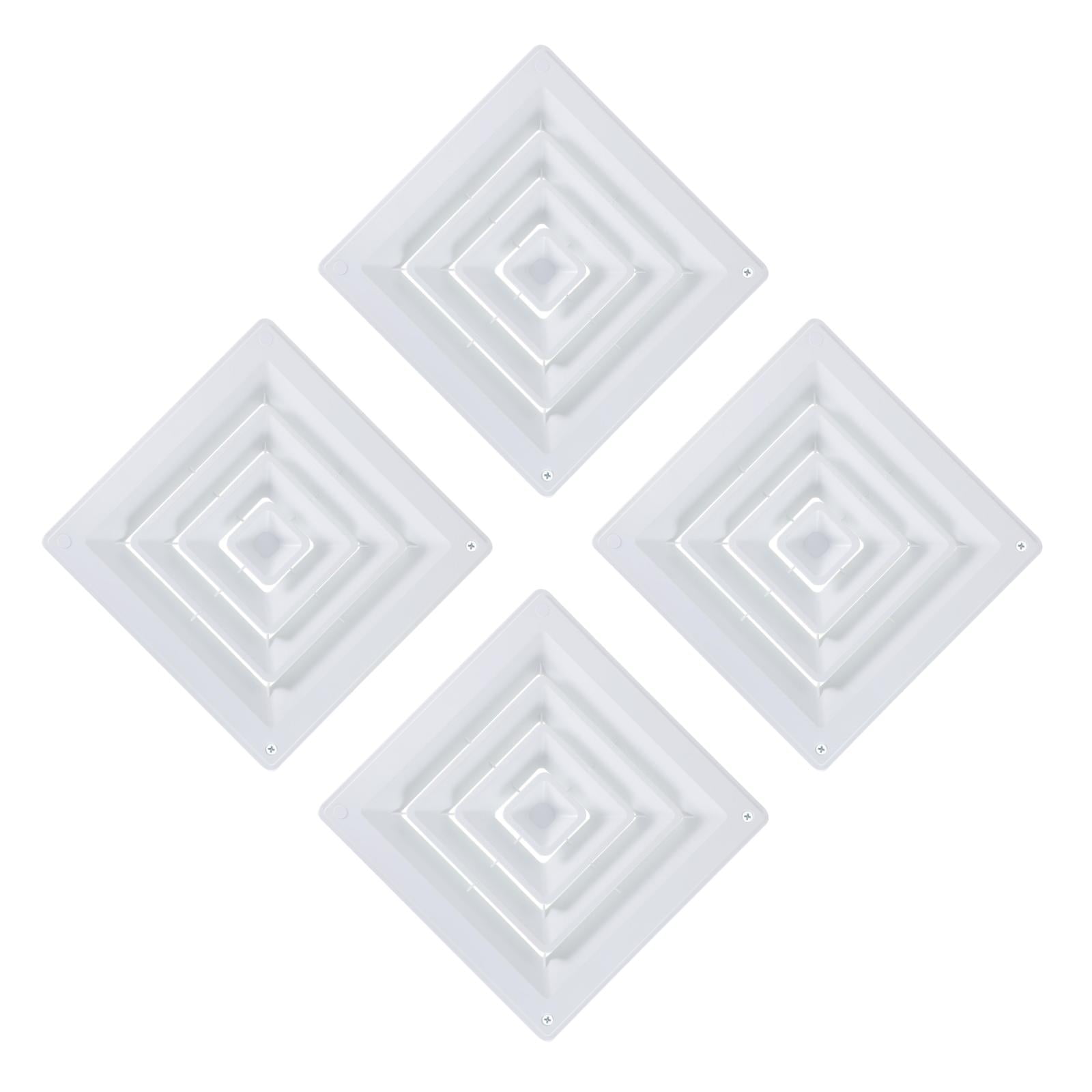 MLINS 4pcs Air Supply Register Drop Ceiling HVAC Supply Grille Air Vent ...