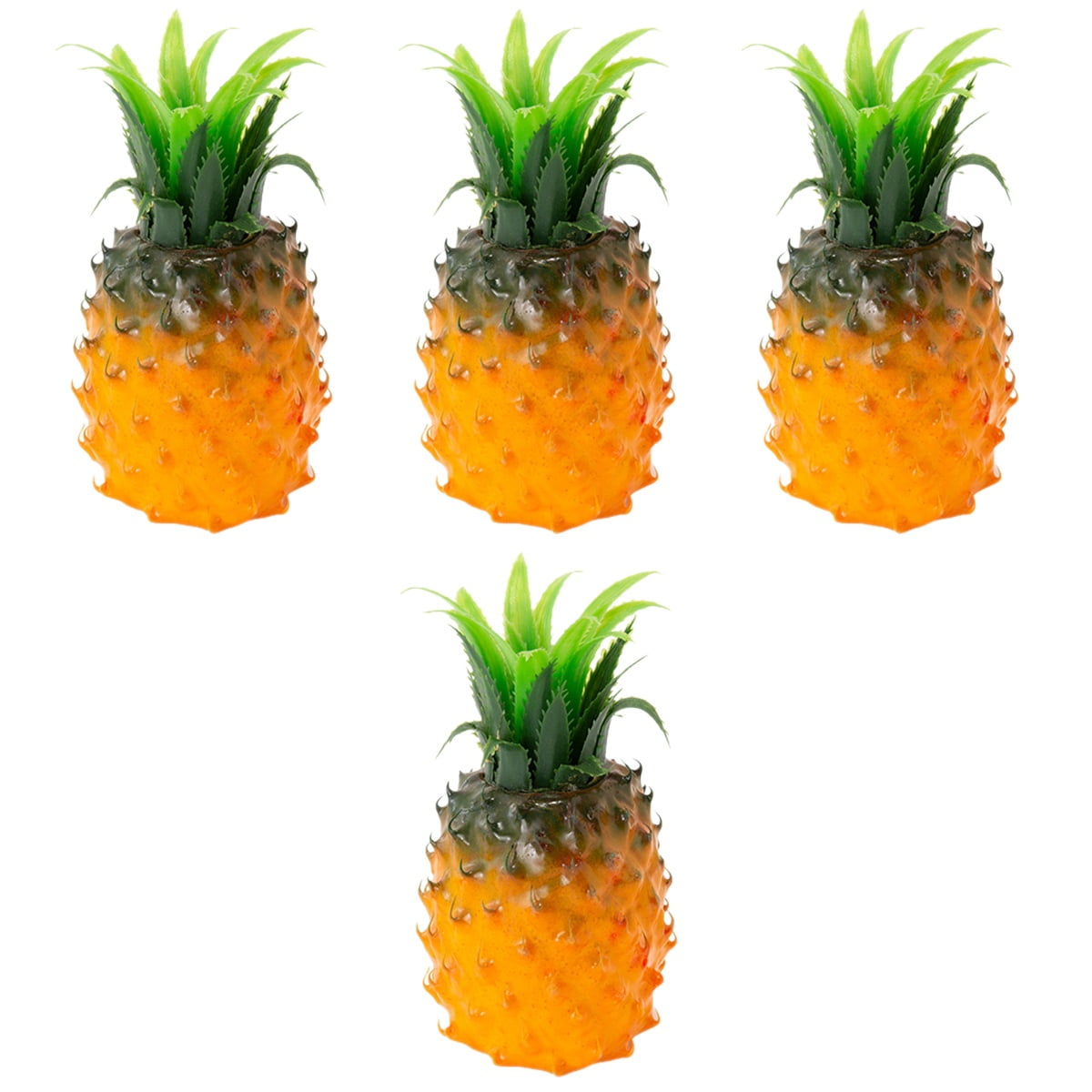 MLINS 4pcs Artificial Fruit Fake Pineapple Realistic Pineapple Model ...
