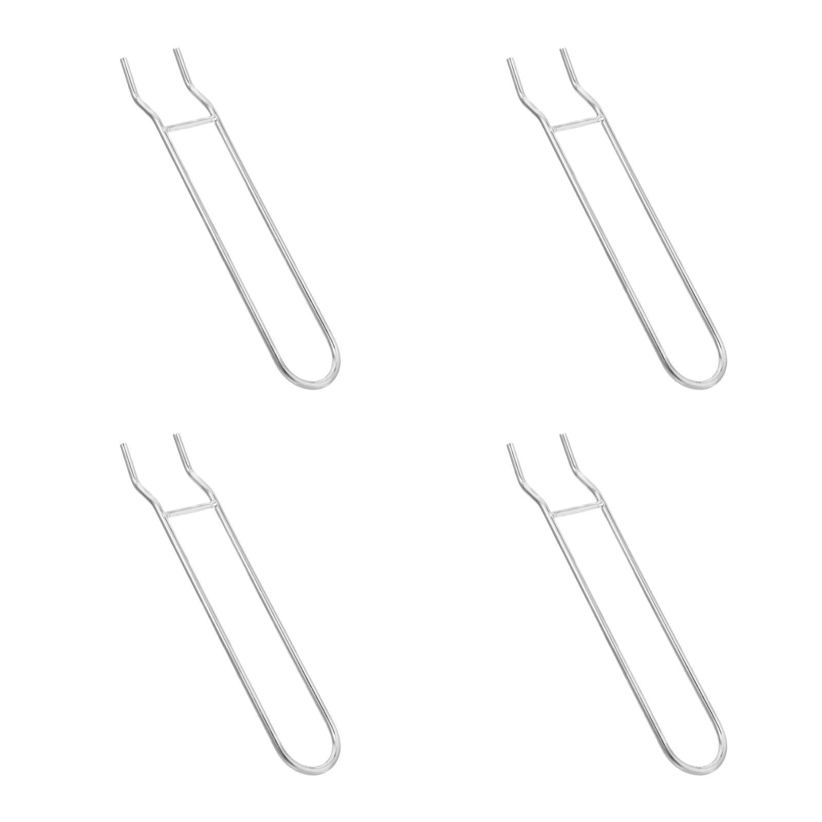 MLINS 4pcs Barbecue Grid Lifter Grill Grate Lifter Stainless Steel ...