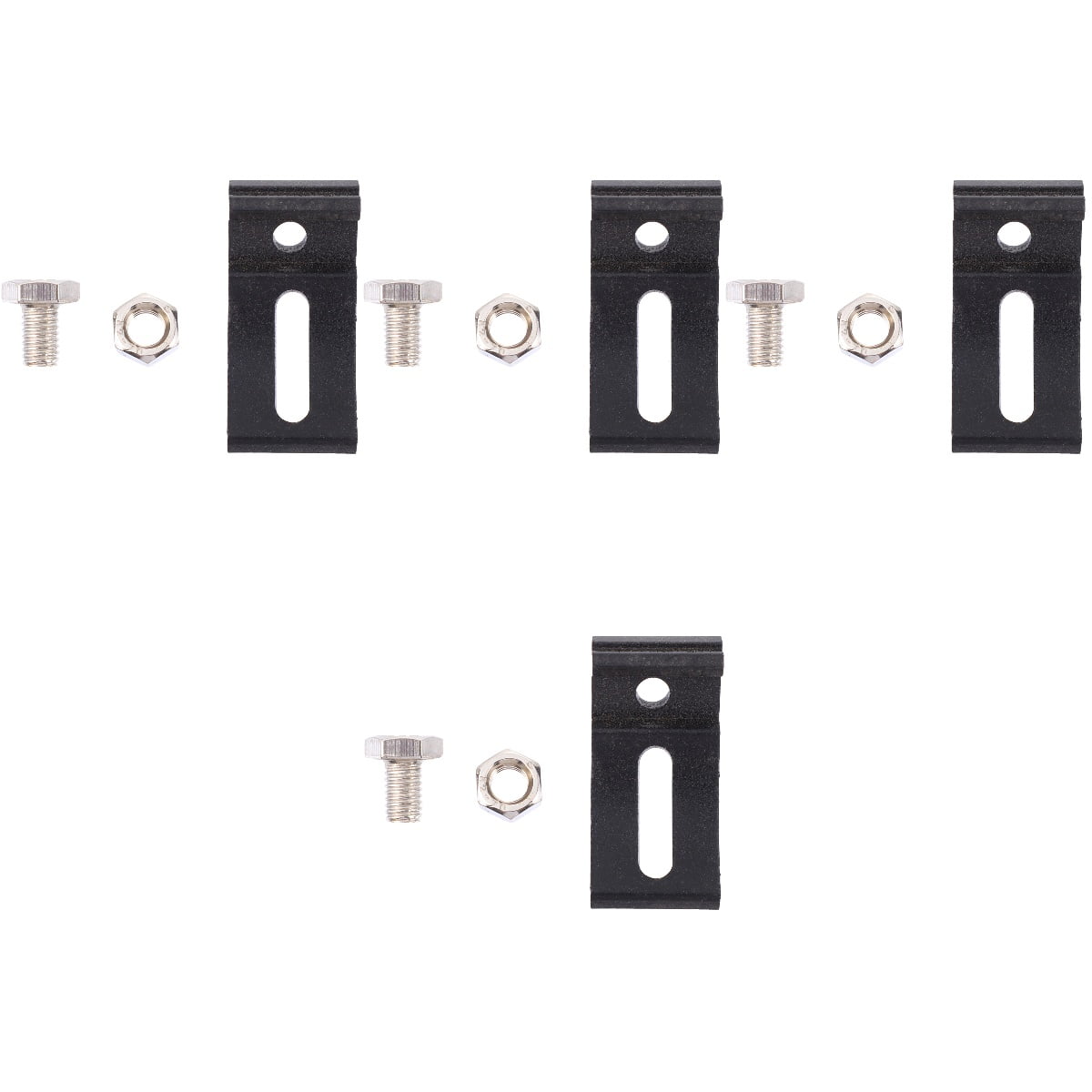 MLINS 4pcs Base Mounting Brackets Universal Slide Bracket Kits Sliding ...