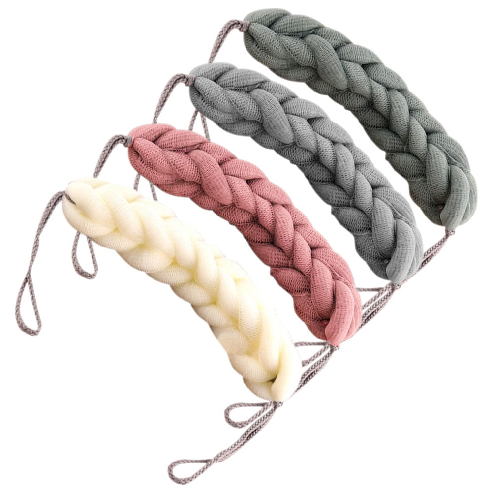 MLINS 4pcs Bathroom Bath Loofah Comfortable Body Scrubbers Portable ...