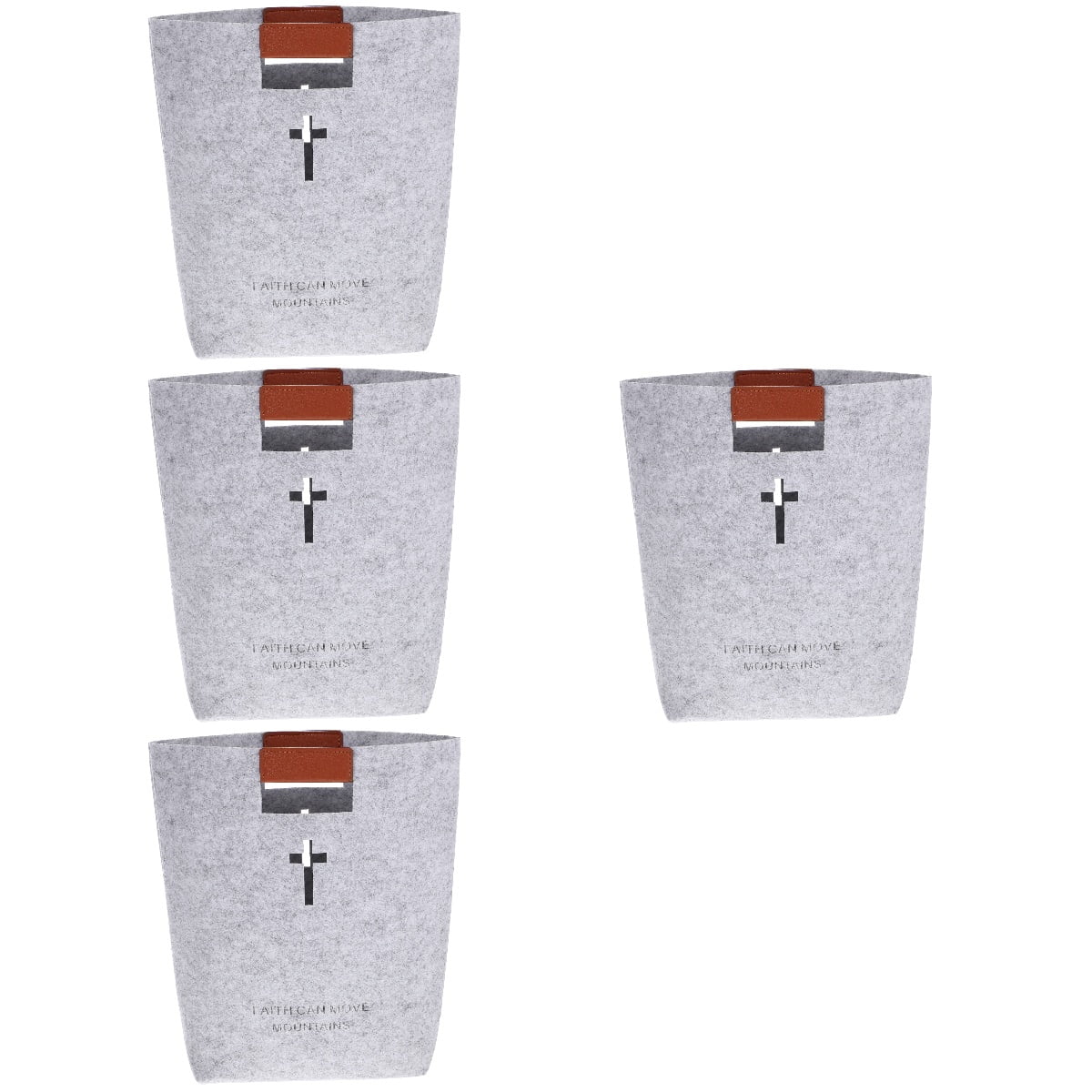 MLINS 4pcs Bible Bag Felt Bag Bible Carrying Bag Felt Tote Grocery Bag ...